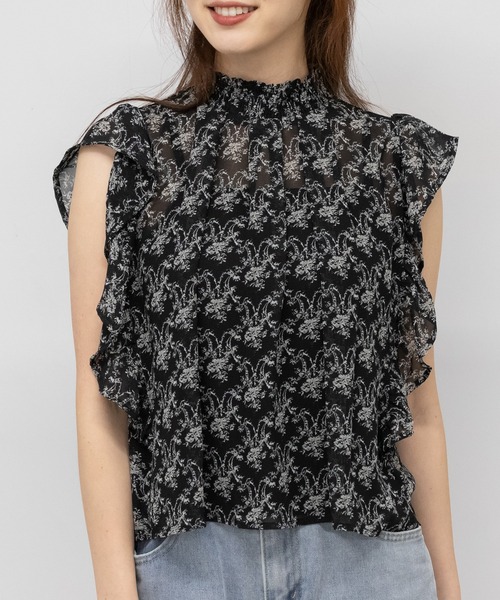 シャツ ブラウス レディース プチハイネック フリル袖 ブラウス :83900938:ZOZOTOWN Yahoo!店 - 通販 ...