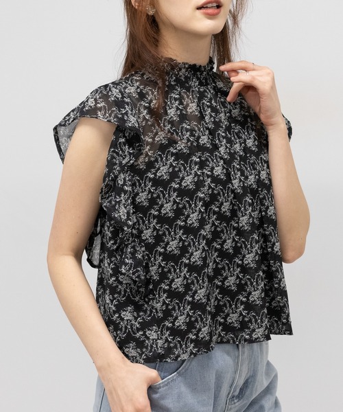 シャツ ブラウス レディース プチハイネック フリル袖 ブラウス :83900938:ZOZOTOWN Yahoo!店 - 通販 ...