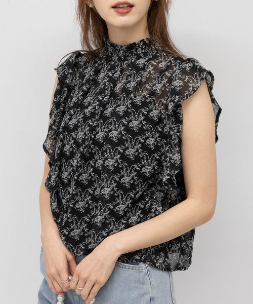 シャツ ブラウス レディース プチハイネック フリル袖 ブラウス :83900938:ZOZOTOWN Yahoo!店 - 通販 ...