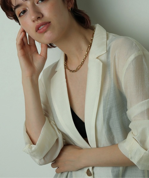 ORLEAN ネックレス 金属アレルギー対応 ボリュームチェーンネックレス サージカルステンレス レディース : ZOZOTOWN Yahoo!店 - 通販 - Yahoo!ショッピング