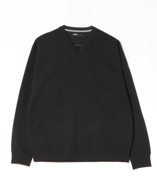 coen 「coen」 Vネックニット M ブラック メンズ : ZOZOTOWN Yahoo!店 - 通販 - Yahoo!ショッピング