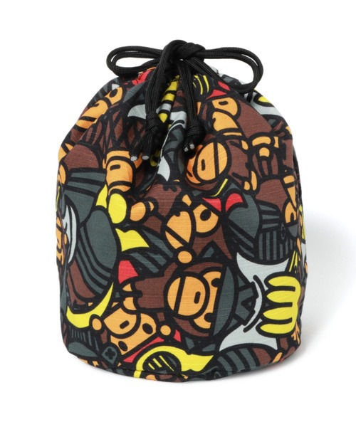 A BATHING APE バッグ ハンドバッグ MILO SAMURAI DRAWSTRING BAG M : ZOZOTOWN Yahoo ...