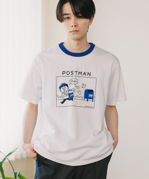 UNIVERSAL OVERALL（ユニバーサルオーバーオール） tシャツ WINDYJR. POSTMAN TEE Tシャツ メンズ レディース : ZOZOTOWN Yahoo!店 ...