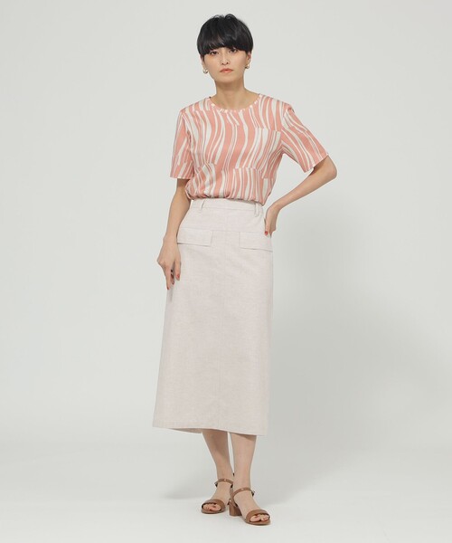 スカート レディース 「予約販売」「ウォッシャブル」ナチュラルリネンブレンドタイトスカート :83240941:ZOZOTOWN Yahoo ...