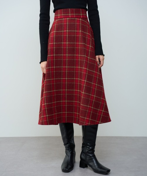 DEICY（デイシー） スカート チェックフレアスカート : ZOZOTOWN Yahoo!店 - 通販 - Yahoo!ショッピング