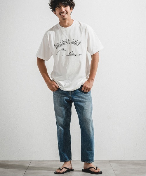 OFFSHORE tシャツ OS×RYU AMBE ”PADDLE OUT” TEE/オフショア×アンベリュー パドルアウトティーシャツ メンズ レディース : ZOZOTOWN Yahoo ...