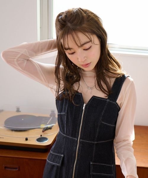 tシャツ Tシャツ シアーラメボトルネックプルオーバー 109876 :79838942:ZOZOTOWN Yahoo!店 - 通販 ...