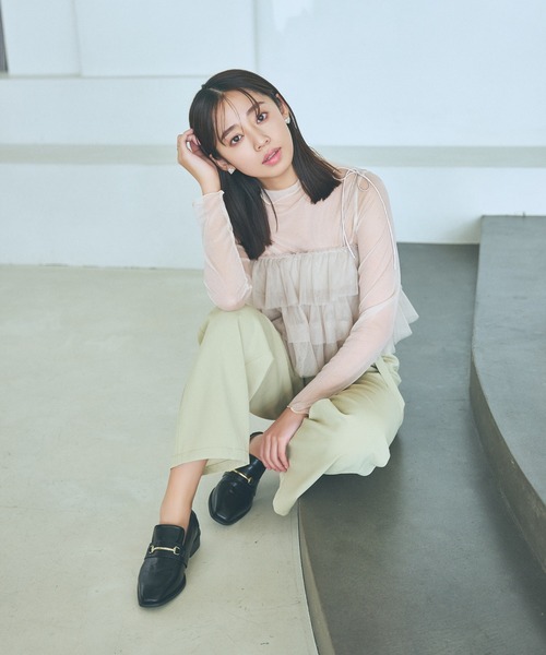 mysty woman tシャツ シアーラメボトルネックプルオーバー 109876 レディース : ZOZOTOWN Yahoo!店 - 通販 ...