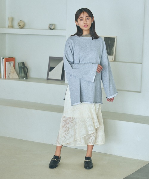 mysty woman tシャツ シアーラメボトルネックプルオーバー 109876 レディース : ZOZOTOWN Yahoo!店 - 通販 ...