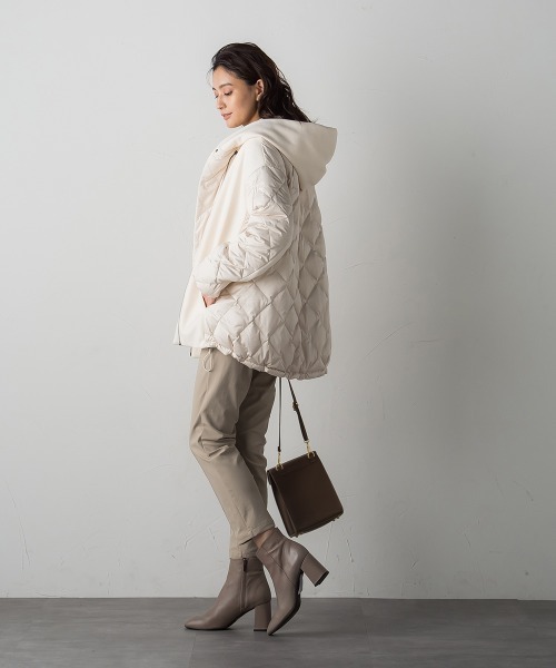 Yahoo!オークション - 「socolla」 ダウンジャケット S ブラウン レデ...