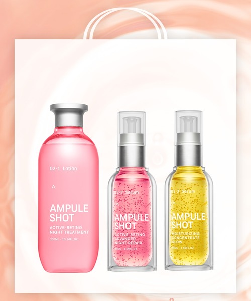 AMPULE SHOT スキンケアセット アンプルショット 福袋3点セット : ZOZOTOWN Yahoo!店 - 通販 - Yahoo!ショッピング
