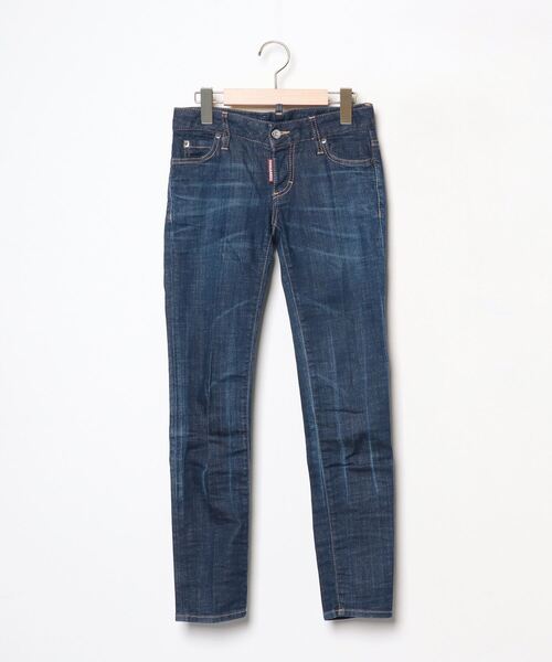 DSQUARED2 「DSQUARED2」 加工スキニーデニムパンツ 34 ネイビー レディース : ZOZOTOWN Yahoo!店 - 通販 - Yahoo!ショッピング