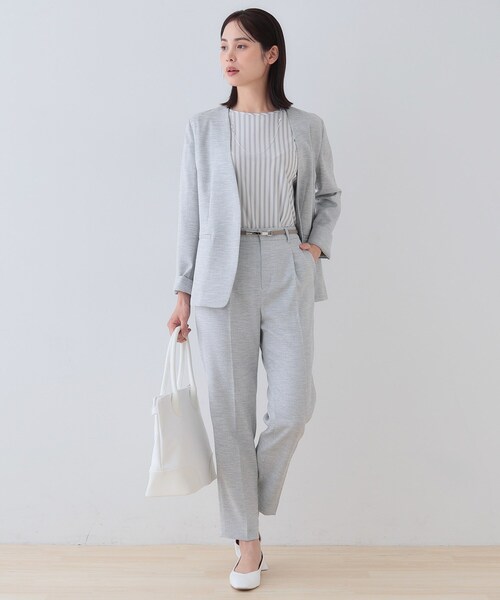 INDIVI（インディヴィ） パンツ 「こなれSETUP」リネンライクテーパードパンツ レディース : ZOZOTOWN Yahoo!店 - 通販 - Yahoo!ショッピング