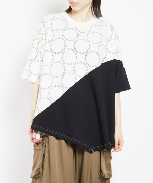 gomme tシャツ ホールドット天竺 ダイアゴナルT レディース メンズ : ZOZOTOWN Yahoo!店 - 通販 - Yahoo!ショッピング