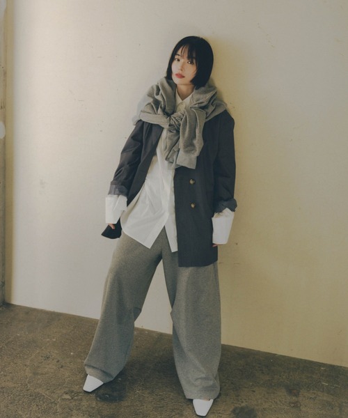 Yahoo!オークション - 「HANNE」 スウェットパンツ MEDIUM ベージュ レ...