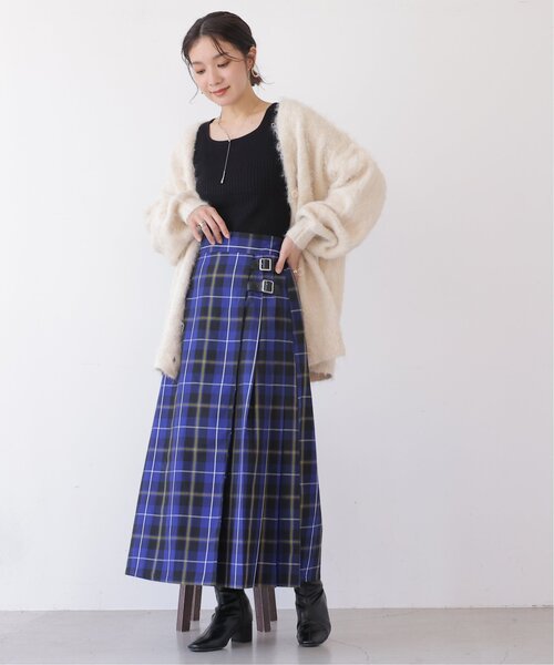 Yahoo!オークション - 「frames RAY CASSIN」 スカート FREE ブルー レ...