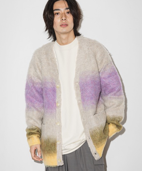 AMERICAN RAG CIE 「AMERICAN CIE」 ニットカーディガン L パープル メンズ : ZOZOTOWN Yahoo!店 - 通販 - Yahoo!ショッピング