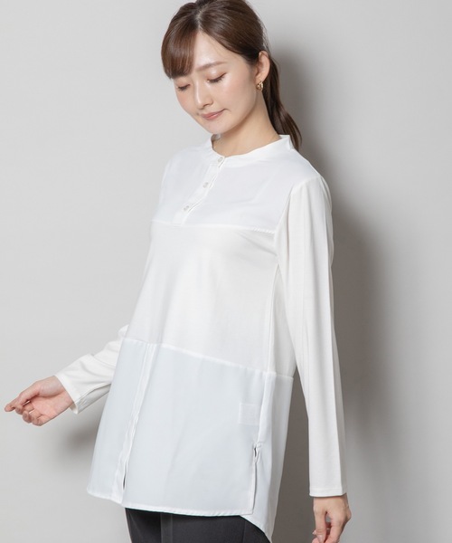 ELVENCE DUEX 「ELVENCE DEUX」 長袖カットソー LARGE オフホワイト レディース : ZOZOTOWN Yahoo!店 - 通販 - Yahoo!ショッピング