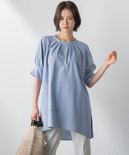 LAUTREAMONT 「LAUTREAMONT」 半袖ブラウス 11号 ブルー レディース : ZOZOTOWN Yahoo!店 - 通販 - Yahoo!ショッピング