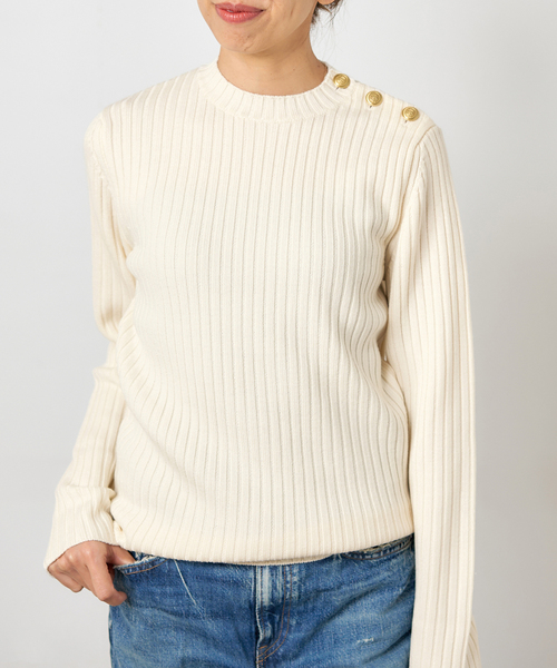 イエナ（IENA）/ワイドリブプルオーバー IENA（イエナ） ニット セーター ワイドリブプルオーバー レディース