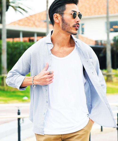 JIGGYS SHOP 「JIGGYS SHOP」 「roshell」長袖シャツ LARGE ブルー系その他2 メンズ : ZOZOTOWN Yahoo!店 - 通販 - Yahoo!ショッピング