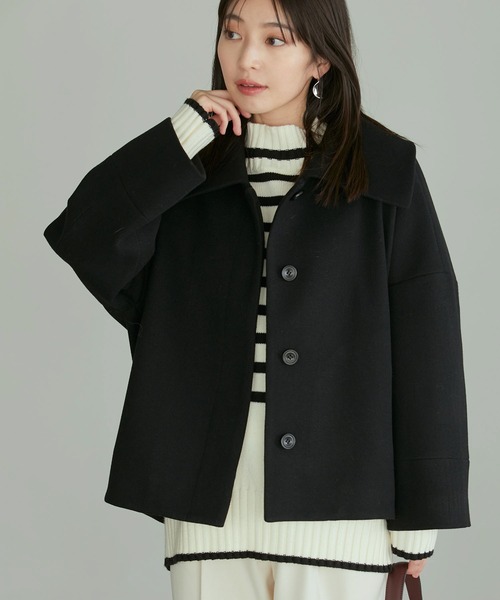 VIS 「VIS」 ピーコート M ブラック レディース : ZOZOTOWN Yahoo!店 - 通販 - Yahoo!ショッピング