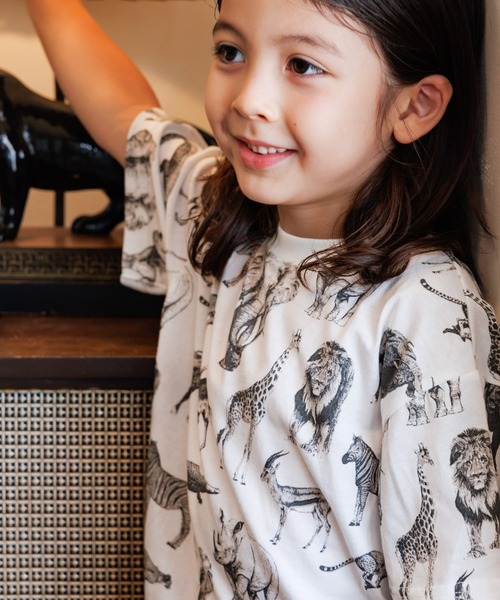 MAKE YOUR DAY tシャツ Tシャツ リアルアニマル総柄半袖Tシャツ80〜140cm キッズ : ZOZOTOWN Yahoo!店 - 通販 - Yahoo!ショッピング