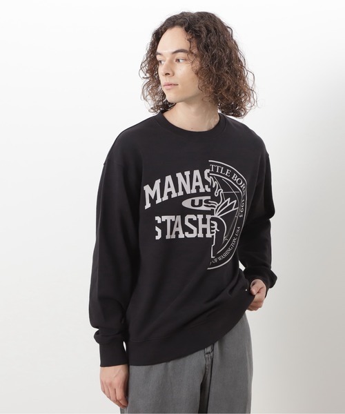 MANASTASH（マナスタッシュ） トレーナー スウェット CiTee SWEAT COLLEGIATE/シティースウェット メンズ レディース : ZOZOTOWN Yahoo!店 ...