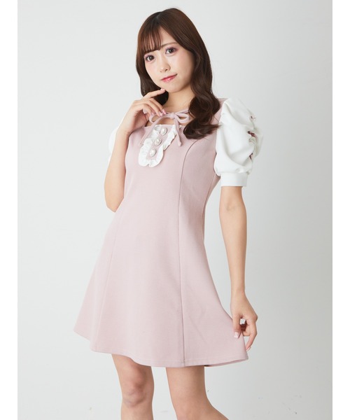 Ank Rouge ワンピース プチリボンカットワンピース : ZOZOTOWN Yahoo!店 - 通販 - Yahoo!ショッピング