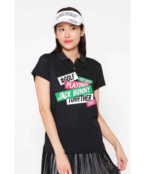 Jack Bunny!! ポロシャツ ポロ 「Jack Bunny!!」クールフリー カノコ半袖ポロシャツ レディース : ZOZOTOWN Yahoo!店 - 通販 - Yahoo!ショッピング