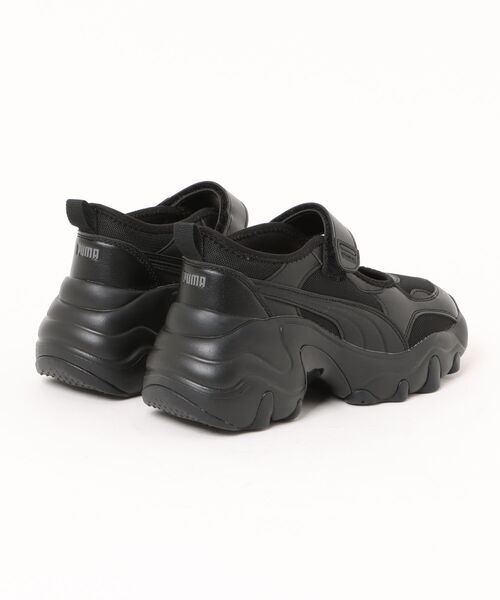 PUMA スニーカー プーマ W PULSAR WEDGE SANDAL パルサー ウェッジ サンダル 398677 02BLACK ...