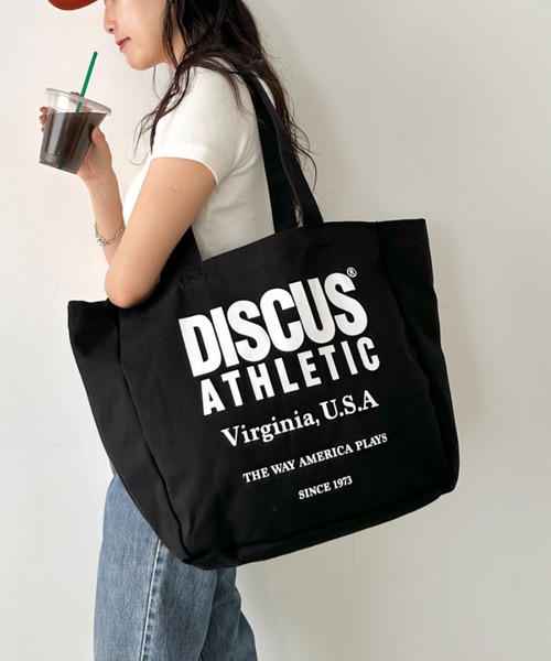 DISCUS トートバッグ DISCUS/ディスカス キャンバス プリントトート/ブランドロゴ/ユニセックス/学生/マザーズ レディース メンズ : ZOZOTOWN Yahoo!店 - 通販 ...
