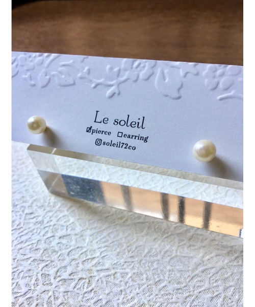 TONE ピアス 「Le soleil」一粒 アコヤ真珠ピアス(MA) レディース : ZOZOTOWN Yahoo!店 - 通販 - Yahoo!ショッピング