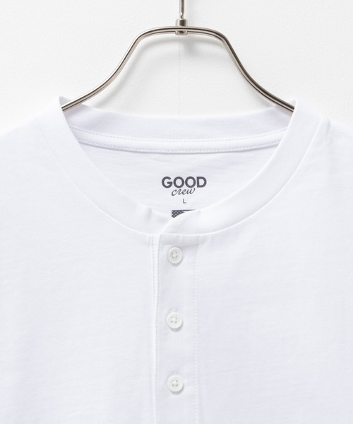 tシャツ GOOD CREW USコットンヘンリーネック半袖Tシャツ メンズ レディース : ZOZOTOWN Yahoo!店 - 通販 - Yahoo!ショッピング