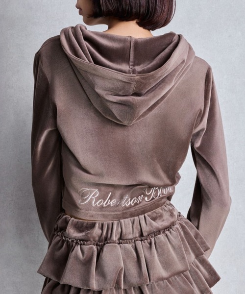GYDA パーカー Robertson Blvd Velour ショートパーカー レディース : ZOZOTOWN Yahoo!店 - 通販 - Yahoo!ショッピング