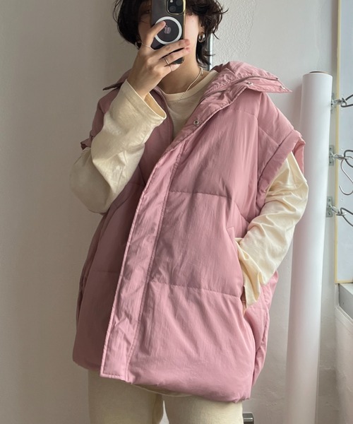 ベスト over size fake down vest / オーバーサイズフェイクダウンベスト :68275963:ZOZOTOWN ...