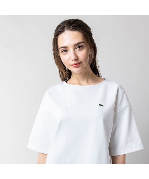 Yahoo!オークション - 「LACOSTE」 半袖Tシャツ 40 ホワイト レディー...