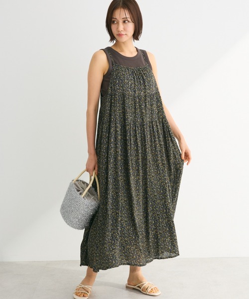 Green Parks 「Green Parks」 「chocol raffine robe」キャミソールワンピース FREE イエロー ...