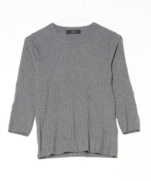 ブランド登録なし 「Spick&Span Noble」 7分袖ニット - グレー レディース : ZOZOTOWN Yahoo!店 - 通販 - Yahoo!ショッピング