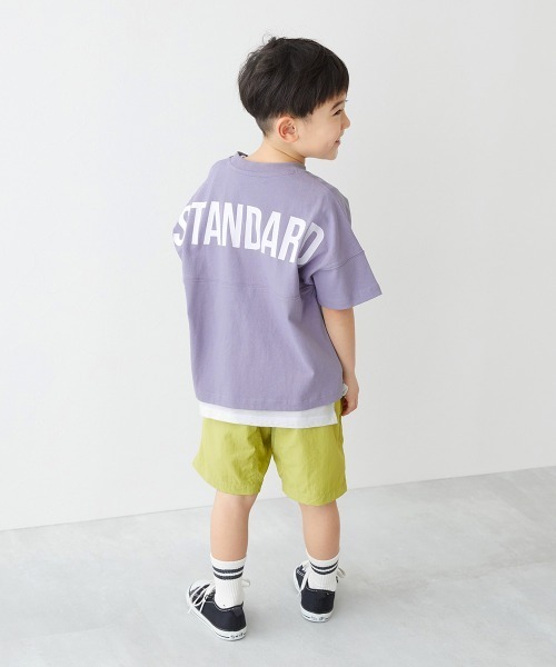 devirock tシャツ 綿100％ 型崩れしにくい STANDARD バックロゴプリント 半袖Tシャツ キッズ 子供服 男の子 女の子 : ZOZOTOWN Yahoo!店 - 通販 ...