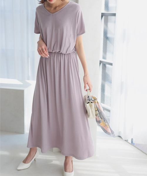 KOBE LETTUCE ワンピース 2type・前後2wayブラウジングマキシ丈ワンピース : ZOZOTOWN Yahoo!店 - 通販 - Yahoo!ショッピング