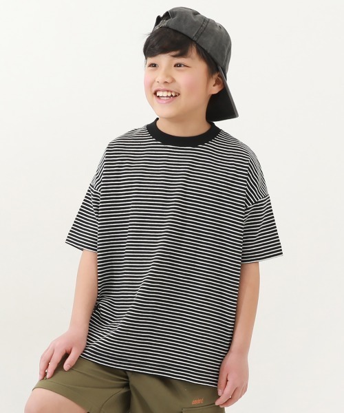 devirock tシャツ Tシャツ ビッグシルエット ボーダー 半袖Tシャツ キッズ : ZOZOTOWN Yahoo!店 - 通販 - Yahoo!ショッピング