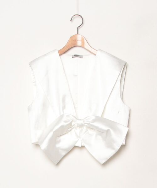 sandro 「sandro」 ノースリーブブラウス L ホワイト レディース : ZOZOTOWN Yahoo!店 - 通販 - Yahoo!ショッピング