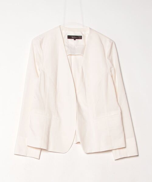 Reflect（リフレクト） ノーカラージャケット 15 アイボリー レディース : ZOZOTOWN Yahoo!店 - 通販 - Yahoo!ショッピング