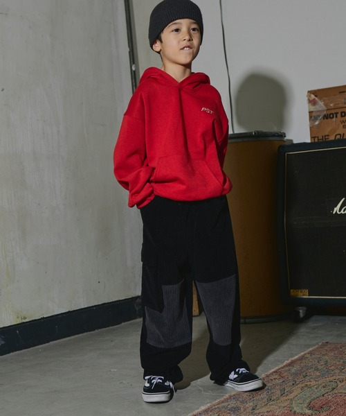 PAIRMANON STREET パンツ カーゴパンツ 「PAIRMANON STREET」コーデュロイ 切り替え 配色 ワーク カーゴ ...