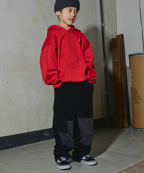 PAIRMANON STREET パンツ カーゴパンツ 「PAIRMANON STREET」コーデュロイ 切り替え 配色 ワーク カーゴ ...