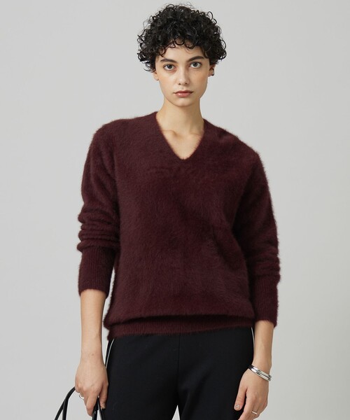 ICB ニット セーター フォックスアルパカ Vネックプルオーバーニット レディース : ZOZOTOWN Yahoo!店 - 通販 - Yahoo!ショッピング