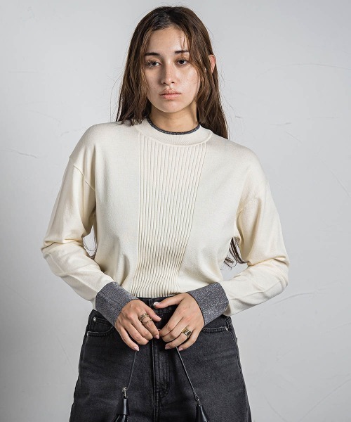 MAYSON GREY 「MAYSON GREY」 長袖ニット M ライトグレー レディース : ZOZOTOWN Yahoo!店 - 通販 - Yahoo!ショッピング