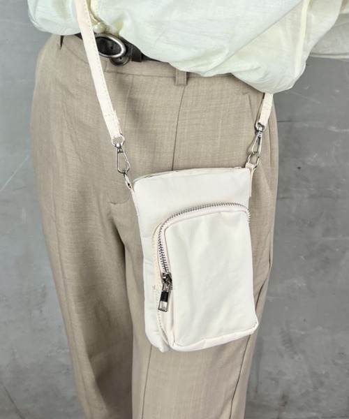 ショルダーバッグ バッグ 軽量 斜め掛けミニバッグ ナイロンミニショルダー スマホポーチ レディース :84565974:ZOZOTOWN ...