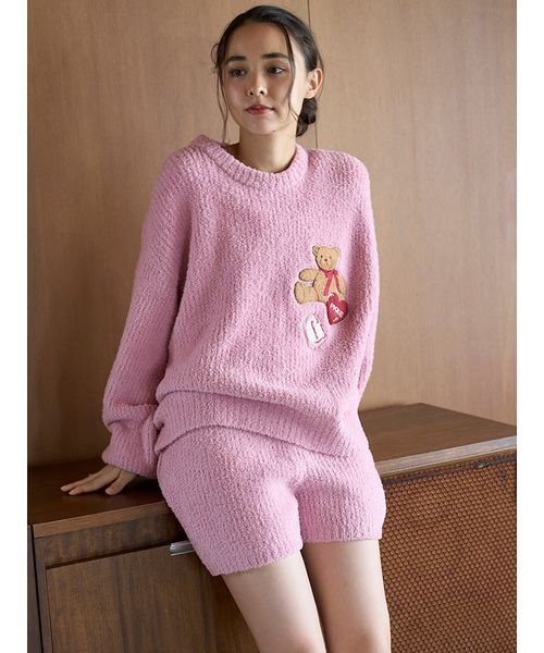 【送料無料】 ジェラートピケ レディース ベビモコベアさがらプルオーバー ジェラピケ パジャマ ルームウェア gelato pique フェイバリッ gelato pique（ジェラートピケ） パジャマ ルームウェア ベビモコベア